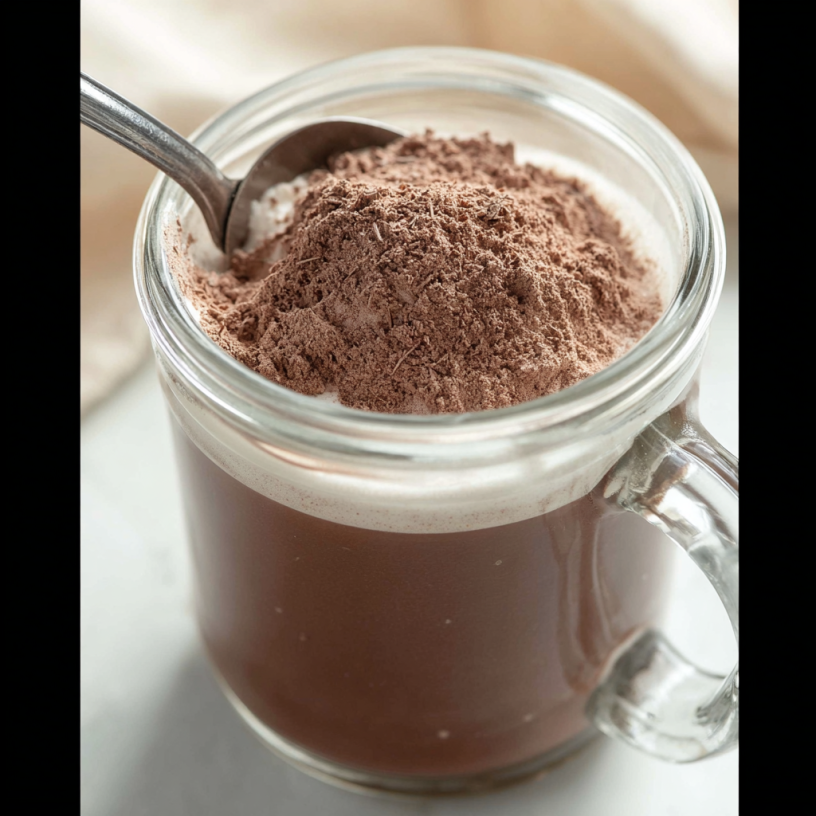 Easy Decadent Sugar-Free Hot Chocolate Mix Recipe!