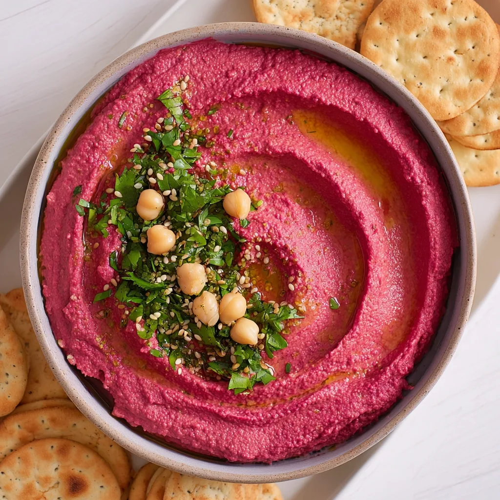 Romantic Ruby Beet Hummus: Easy Delicious Recipe!
