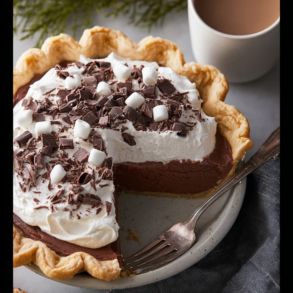Sweetheart's Hot Chocolate Dream Pie Dessert Recipe