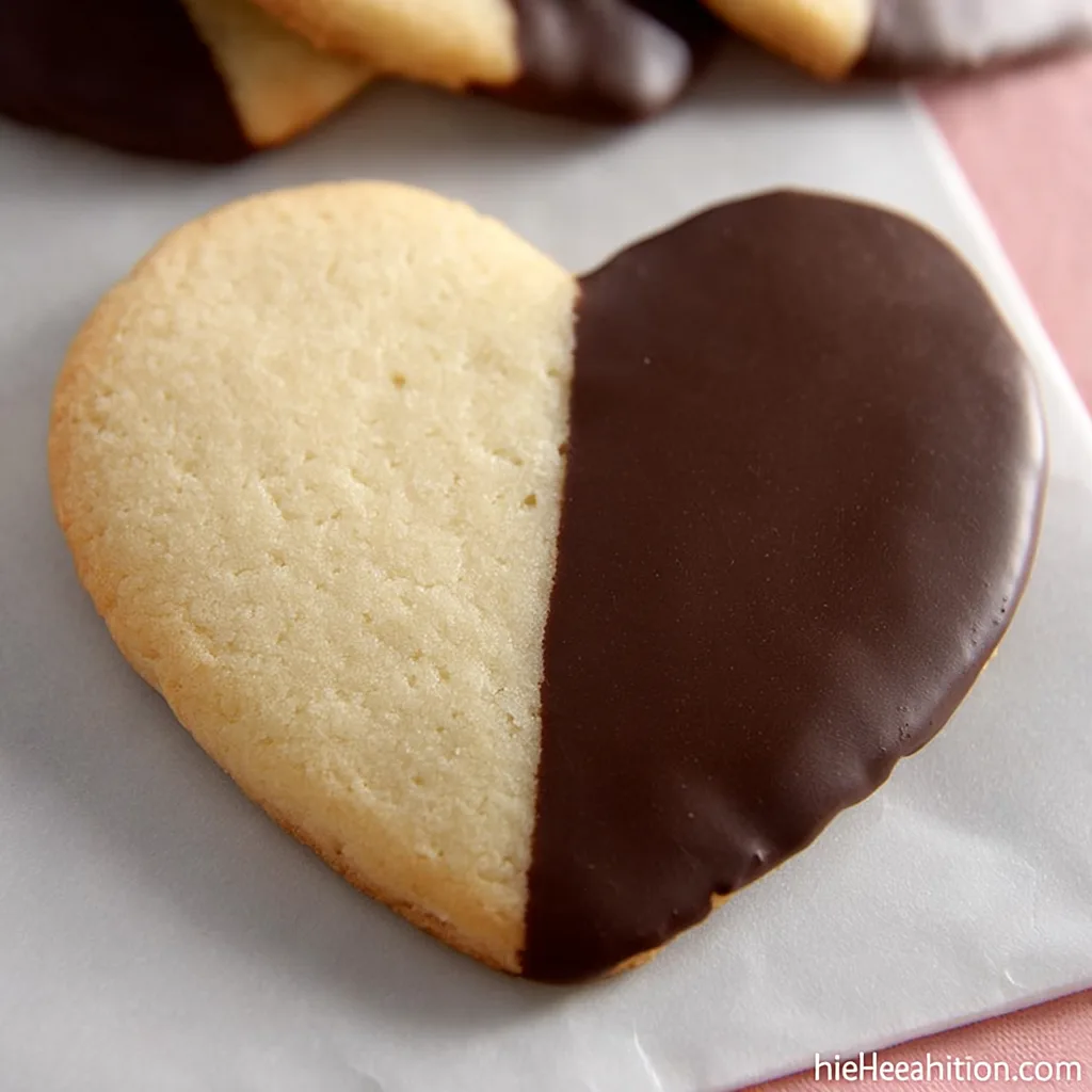 The Perfect Love-Dipped Shortbread Hearts Recipe
